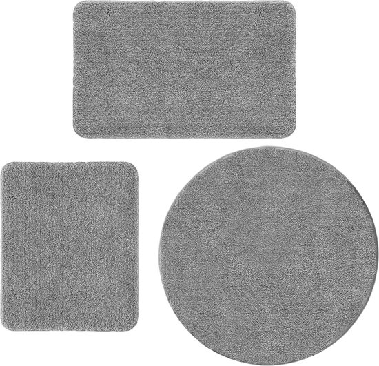 Luvetrex ® Badmatsets, 3 stuks, antislip, microvezel, badmatten ...