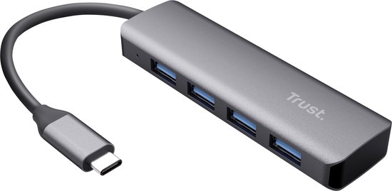 Trust Halyx - USB-C Hub - 4-Port USB 3.2 - 5 Gbps | bol
