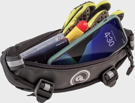 Giant Loop - ZigZag Handlebar bag voor op de motor - 1,5 liter - zwart ...
