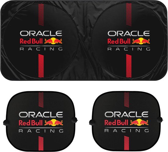 Red Bull Oracle Set Universele zonneschermen - 3 stuks - Zwart/Rood | bol