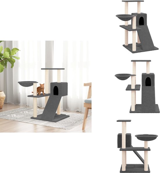 vidaXL Krabpaal - Krabpalen - Kattenpaal - - Kattenmeubel met sisal ...