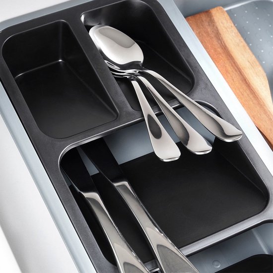 Orion Bestekbak 40x40 cm - Besteklade grijs - Met antislip oppervlak | bol