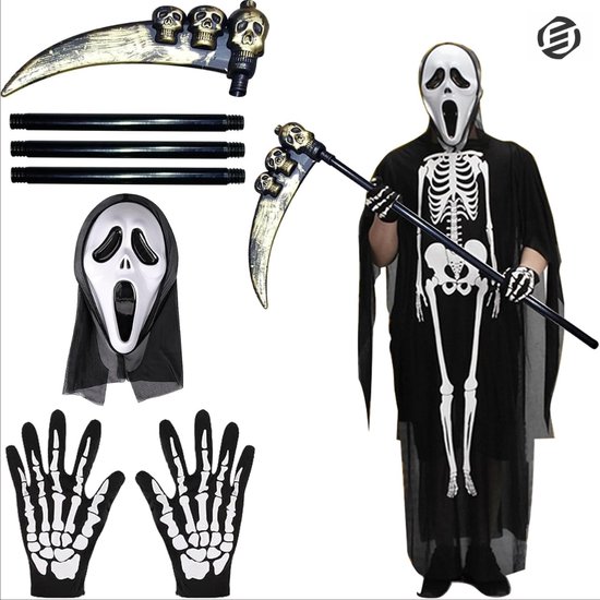 Equivera Ghostface Masker - Scream Masker - Halloween Masker ...
