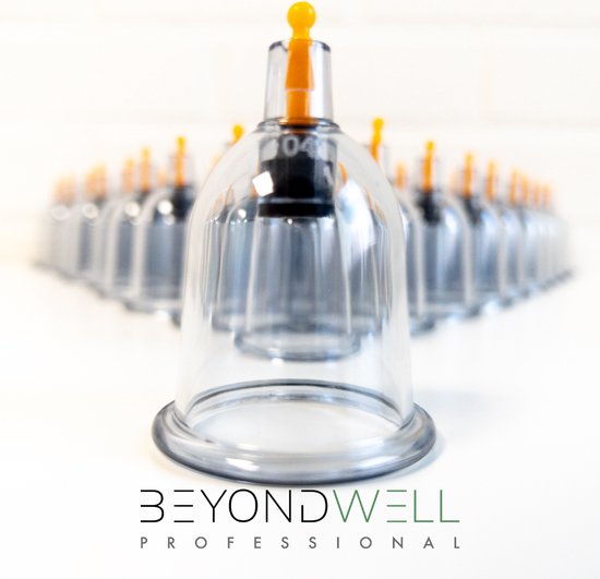 BeyondWell Hijama Cupping Cups 4.4 cm (100 stuks) - Premium Product | bol