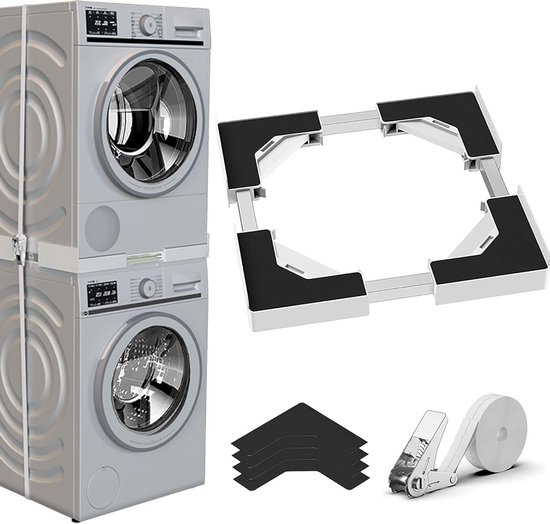 Universele stapelset voor wasmachine en droger - Accessoires met ...