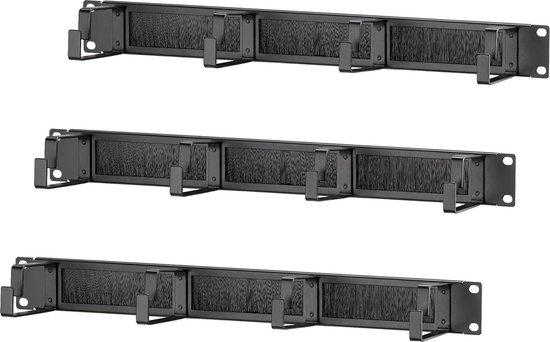 19" Kabelbeheer Beugels Set - Set van 3 Stalen Server Rek Kabel ...