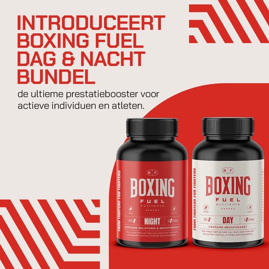 Boxing Fuel - Dag- en Nacht Supplement - 2-in-1 Pakket - Voor Atleten ...