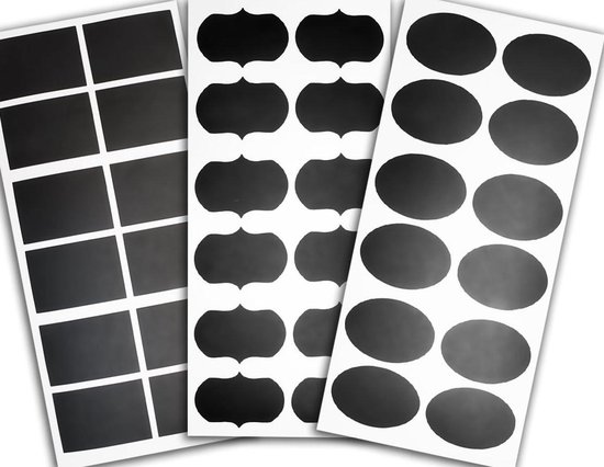 36 self-adhesive labels for canning jars - storage boxes stickers ...