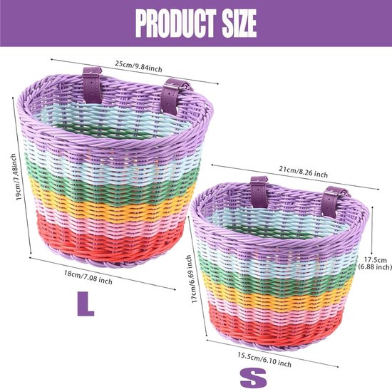 Equivera Fietsbak - Fietsmand - Fietskrat - Fiets Mand - Fietsmanden ...