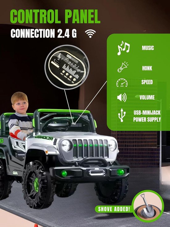 Equivera Kinder Auto Electrisch - Accu Auto voor Kinderen - Auto voor ...