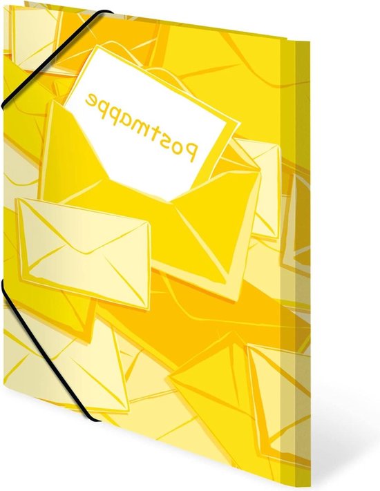 Postmap DIN A4 geel voor school en kleuterschool - set van 3 - stevig ...