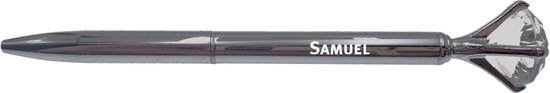 Pen Met Gravering - Diamant - Samuel - Zilver | bol