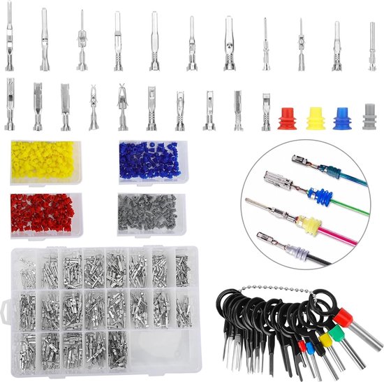 Terminal Removal Tool Kit, Auto Zekering Set,connector pinnen kit ...