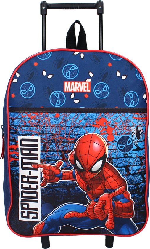 Spider-Man All Around Us Trolley - Navy | bol