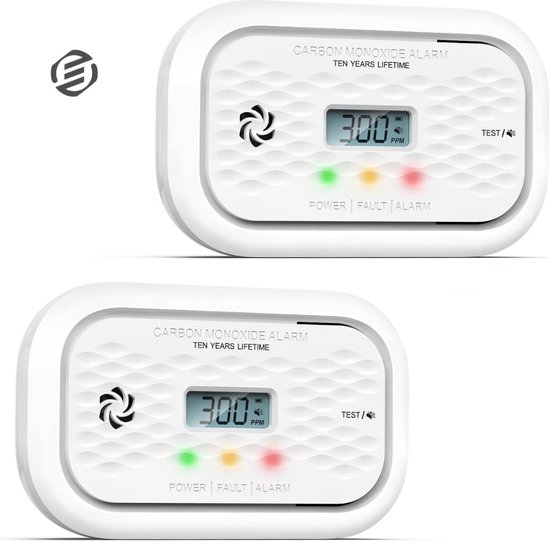 Equivera Koolmonoxidemelders - CO Melder- Combimelder - 10 Jaar Sensor ...