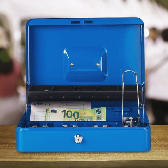 Geldkistje met slot voor munten en briefgeld - Veilig en ...