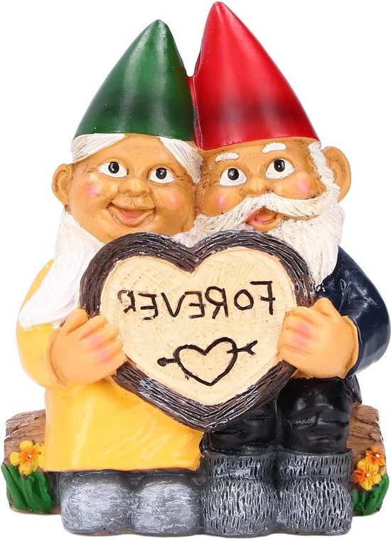 Tuinkabouter Grappige kabouter tuinornament buiten-hars dwerg ...