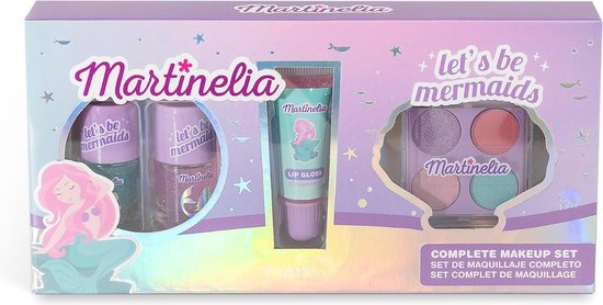Make-upset voor kinderen - zeemeermin thema met glitter nagellak en ...