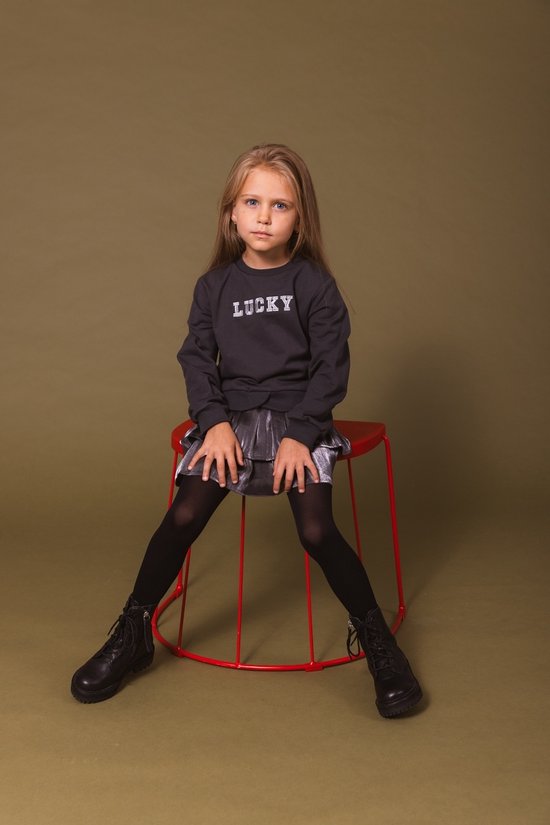 Quapi Meisjes sweater - Dieke - Zwart | bol