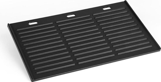44x245cm Universele Gietijzeren Grillplaat - Rechthoekig BBQ Plancha ...