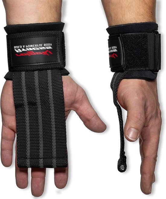 Fast Grip lifting straps krachttraining met professionele snelsluiting ...