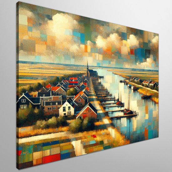 Modern groningen schilderij | Gronings Futurisme: Hedendaags kunstwerk ...
