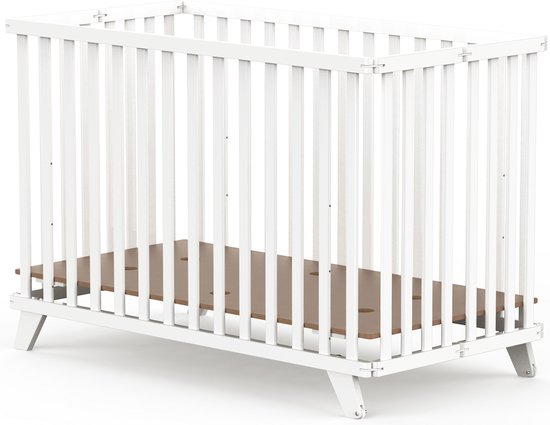 Geuther Ledikant Mayla, Opvouwbaar Kinderbedje - Baby bed - Kinderbox ...
