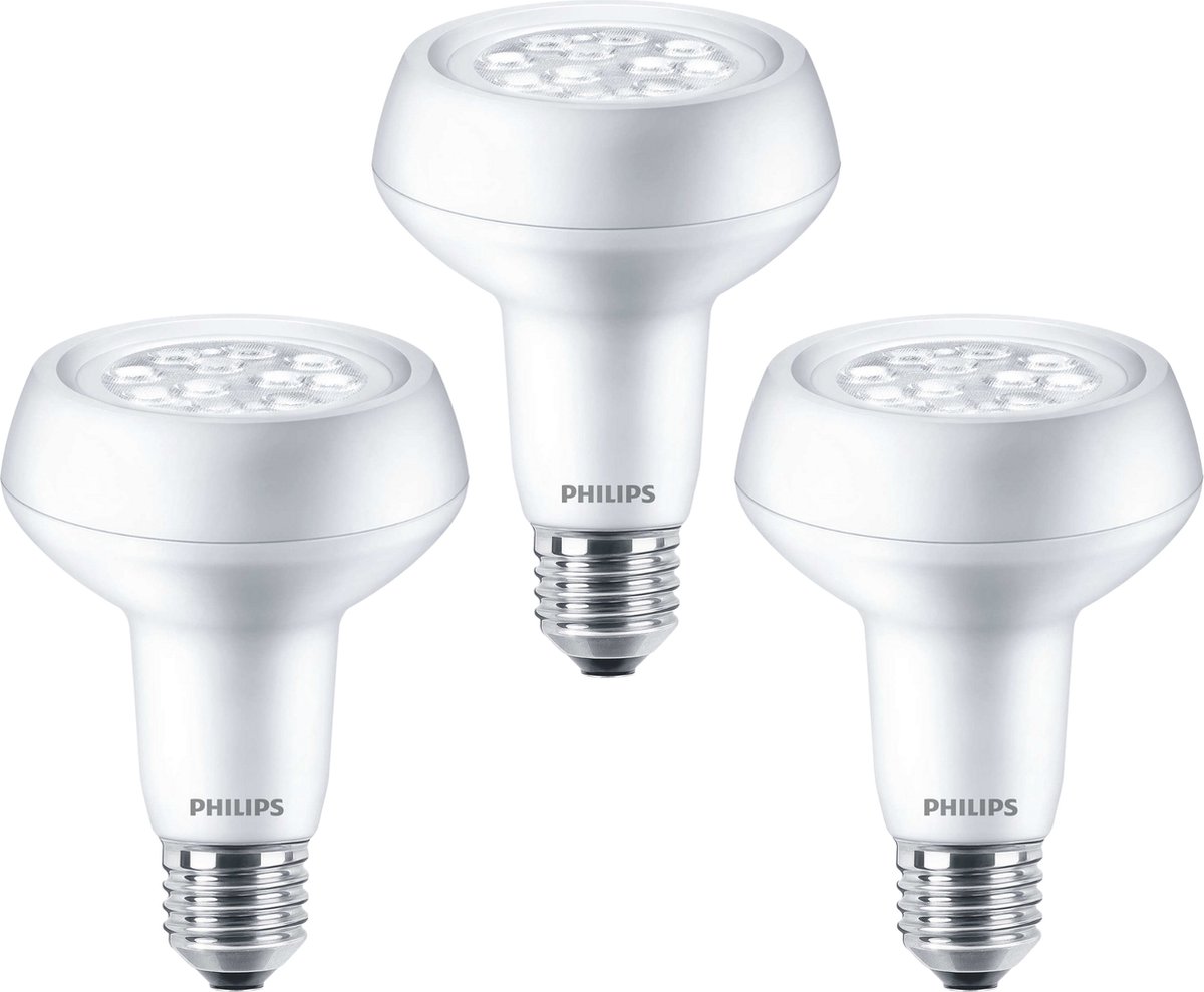 Philips LED Lamp E27 Reflector 80 mm - 7W (100W) - Warm wit licht - 3 ...