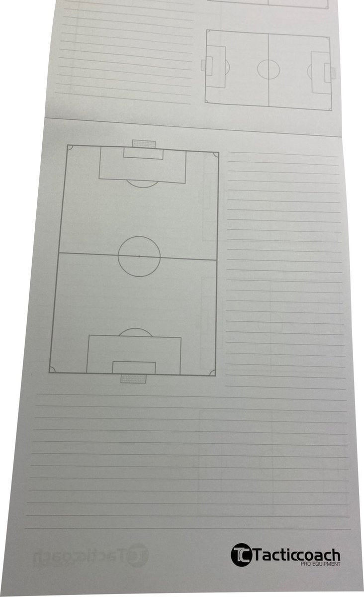 Notitieblok Voetbal Coach Trainer - A4 | bol.com