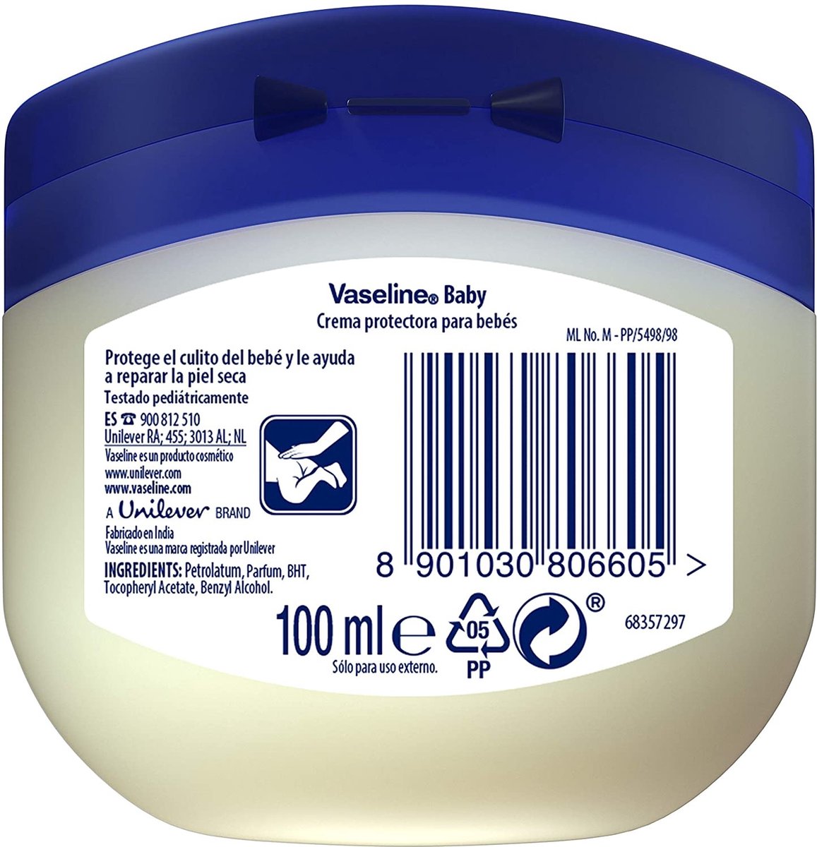 Vaseline - Baby Protecting Jelly - 100ml | bol.com