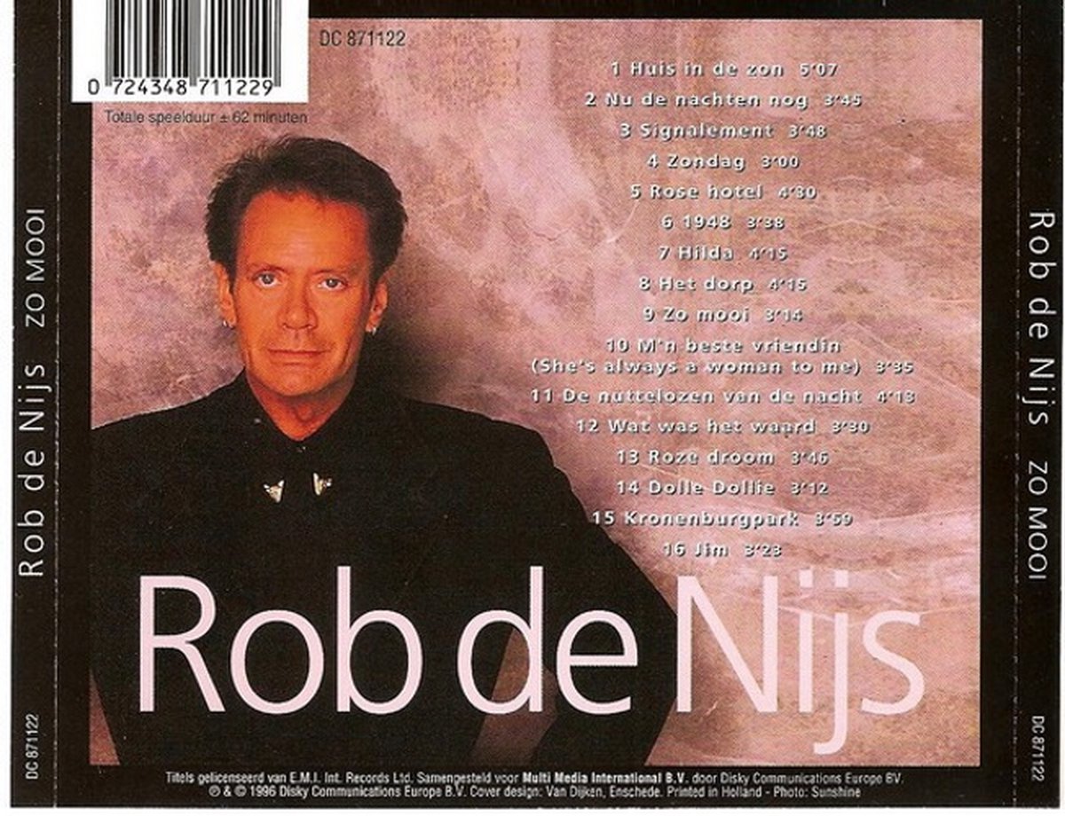 Rob De Nijs - Zo Mooi (CD), Rob De Nijs | CD (album) | Muziek | bol.com