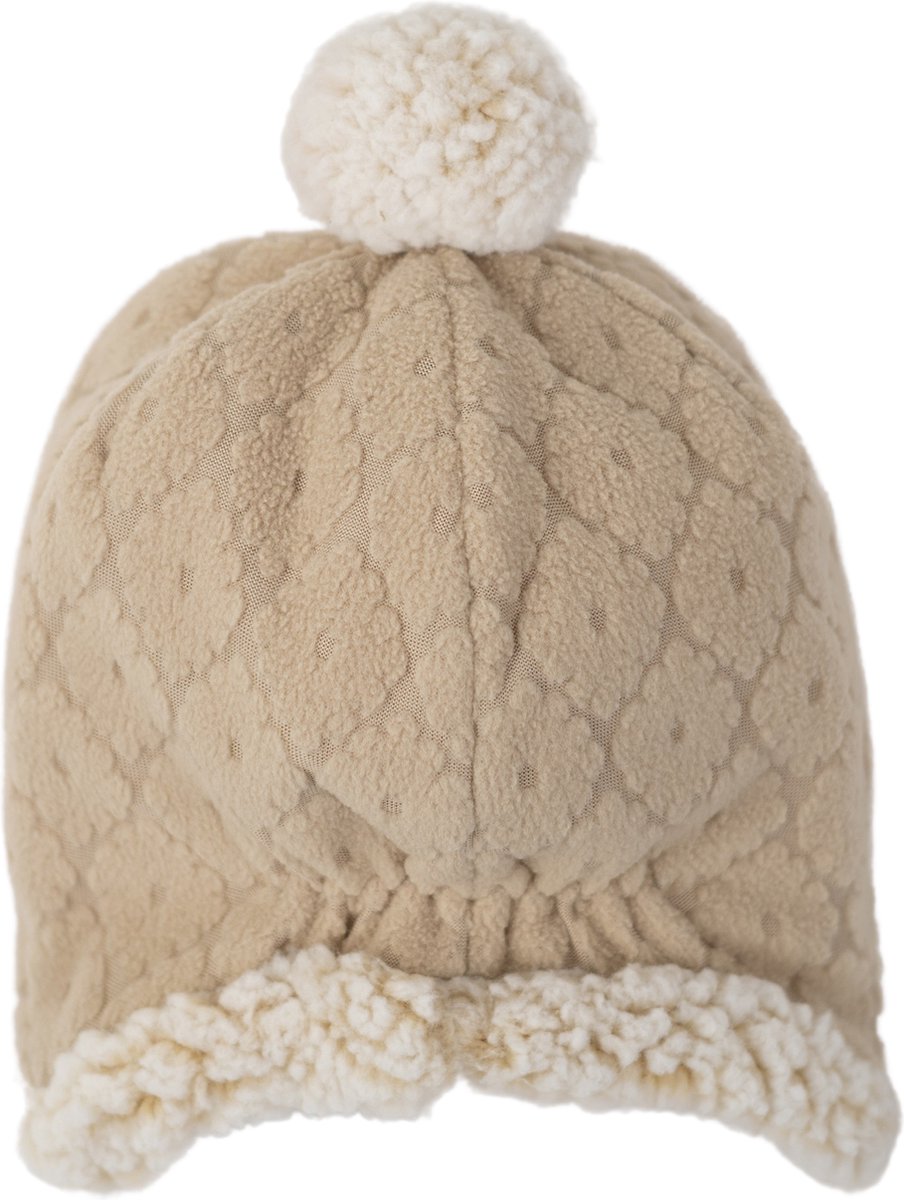 Lodger Muts Winter Maat 6-12M Beige Hatter Folklore Fleece Warm Bedekt ...
