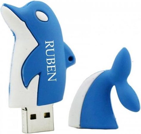 Dolfijn usb stick met naam 128GB | bol
