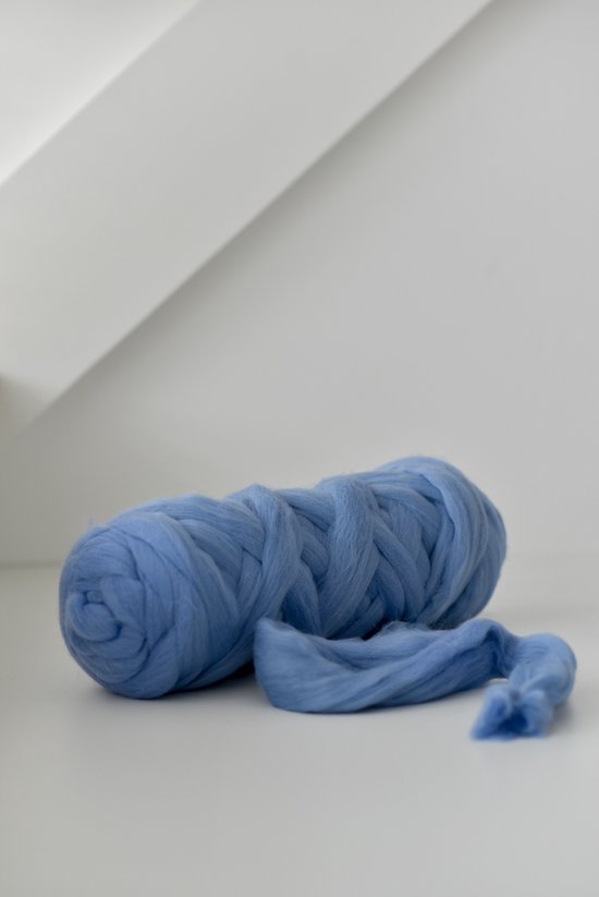 Chunky Merino Wol – Lontwol – XXL – Fluffy Wol – Micron 27 - 1 Kilo ...