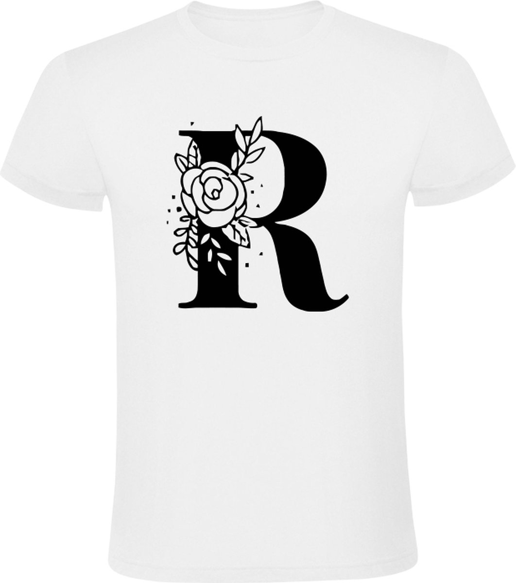 Letter R Heren T-shirt | Hoofdletter R | Alfabet | bol.com
