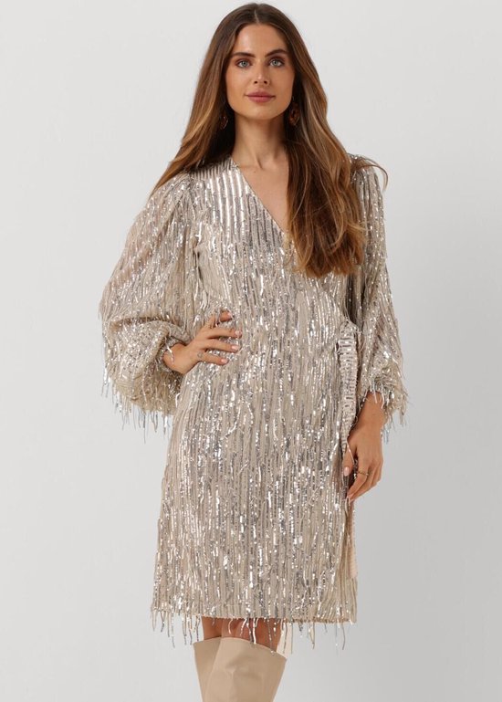 Ibana Sangria Jurken Dames - Rok - Jurk - Gebroken wit - Maat XS | bol.com