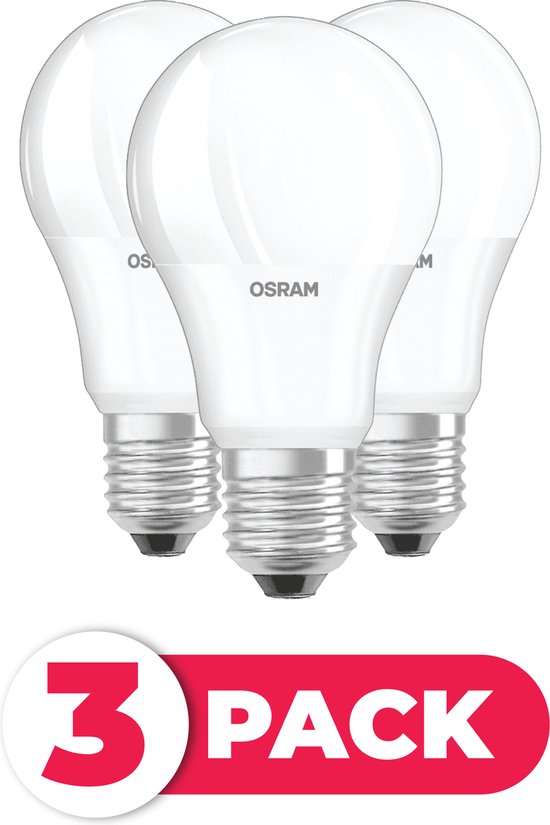 Osram Anti-Bacterieel LED E27 - 13W (100W) - Warm Wit Licht - Niet Dimbaar - 3 stuks | bol