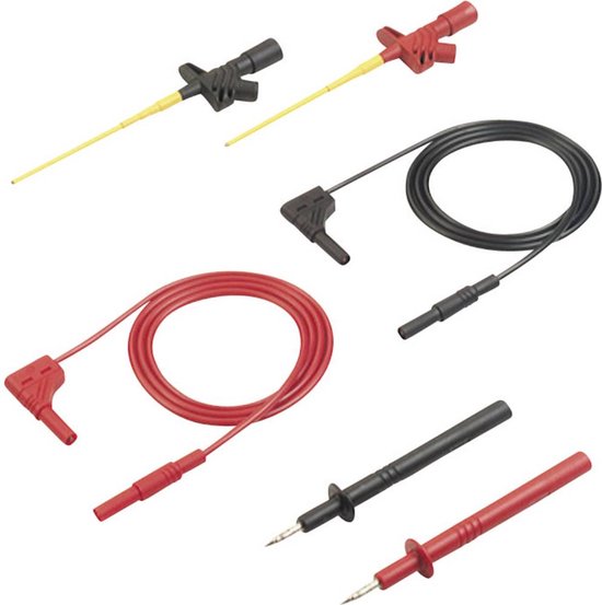 SKS Hirschmann MMS 2030 Veiligheidsmeetsnoerenset [Banaanstekker 4 mm ...