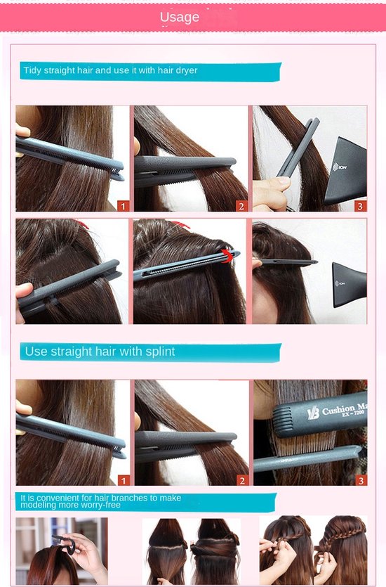Haarkam En Haart Sraightner in 1 I Styling Too I Professionele Haarkam ...