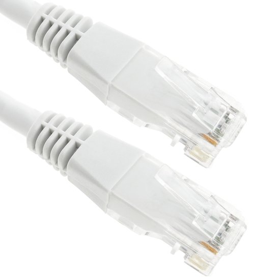 BeMatik - UTP-kabel categorie 6 wit 3m | bol
