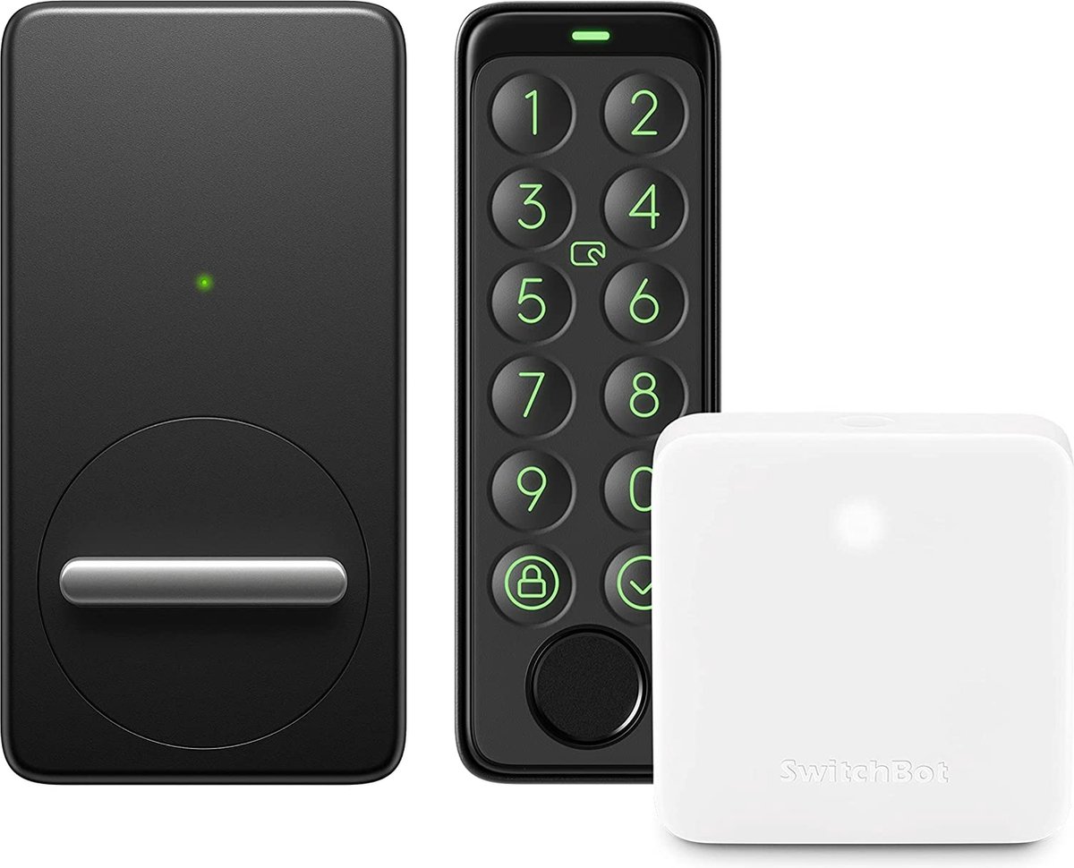 SwitchBot Lock + Keypad Touch + Hub Mini bundel | bol