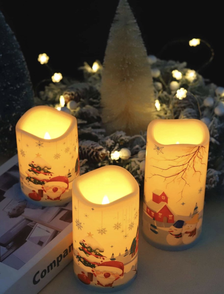 LED Kaars - Nep Kaarsen met Vlam op Batterijen - Kerstverlichting ...