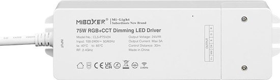 Mi-Light Mi-Boxer - (CL5-P75V24) - RGB+CCT 24V 75W LED controller met ...