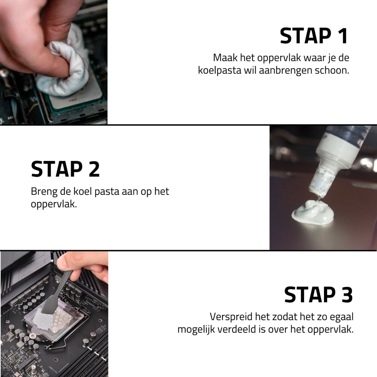 GAME HERO® Koelpasta 1 Gram Thermal Pasta Voor CPU Computer - Eenvoudig ...