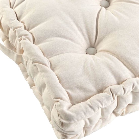 Vloerkussen 45 x 45 cm Bali Beige - 2 Stuks | bol