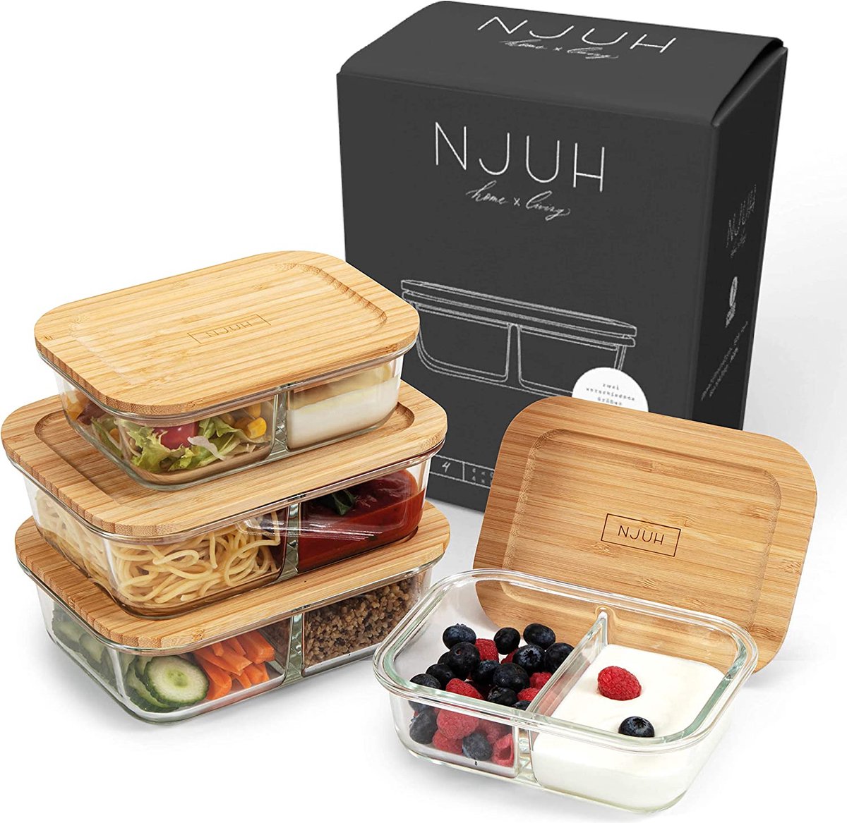 Ensemble de boîtes de rangement - Boîtes de rangement de cuisine ...