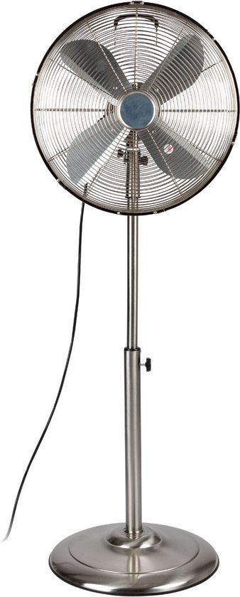 Silvercrest Standventilator Geborsteld nikkel 3 standen | bol.com