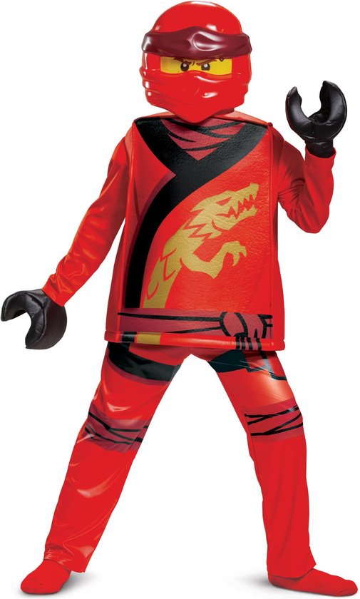 DISGUISE - Deluxe Kai Ninjago LEGACY kostuum - LEGO kind - 134/152 (10 ...