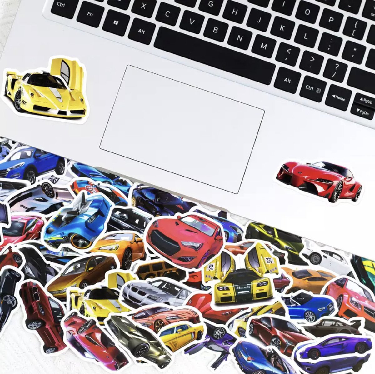 Auto Stickers 50 Stuks | Sportauto Stickers | Thema Auto's | Laptop ...