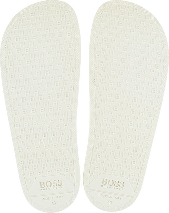 Hugo Boss BOSS slippers bay slid wit II - 41 | bol